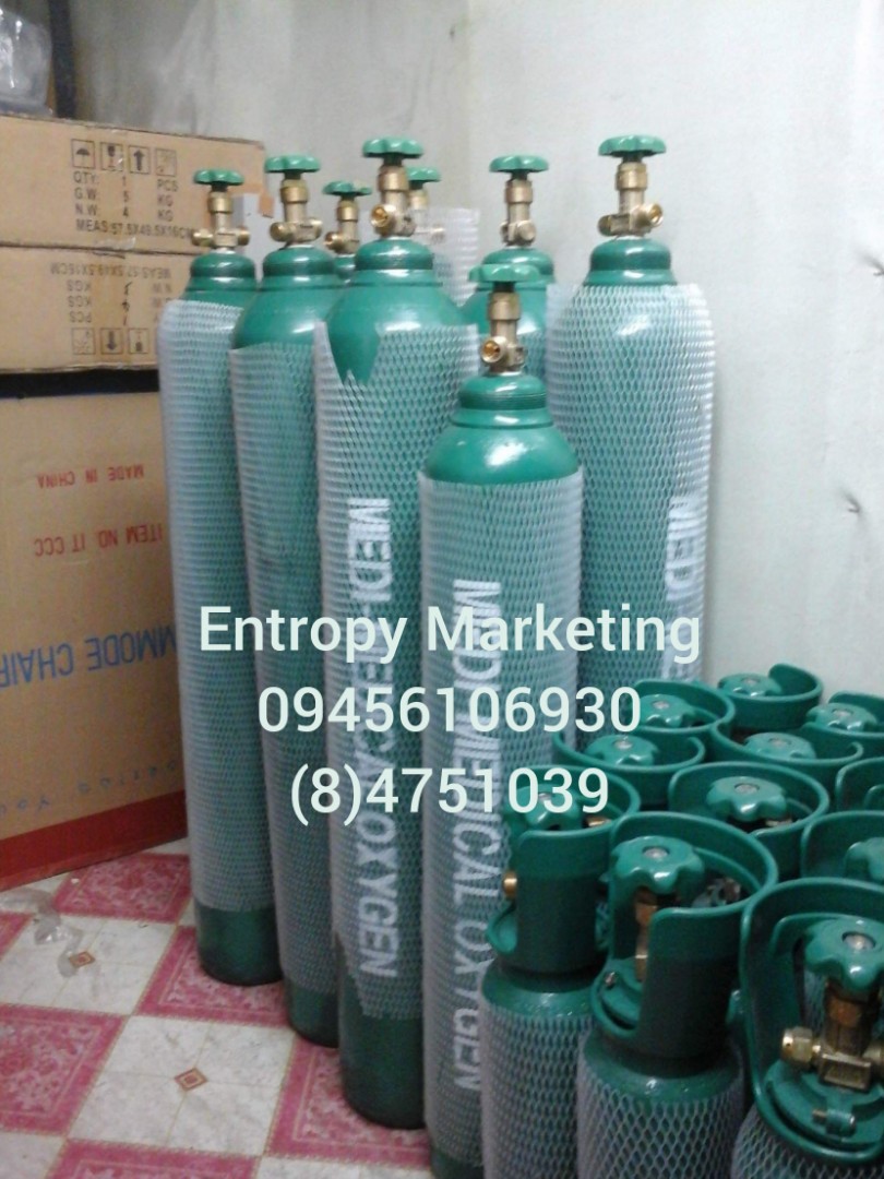 Oxygen tank 20 lbs with regulator, Health & Nutrition, Medical Supplies ...