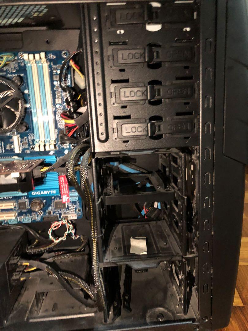 PC parts, Nvidia GTX 4xx , 650w power supply, GIGABYTE motherboard ...