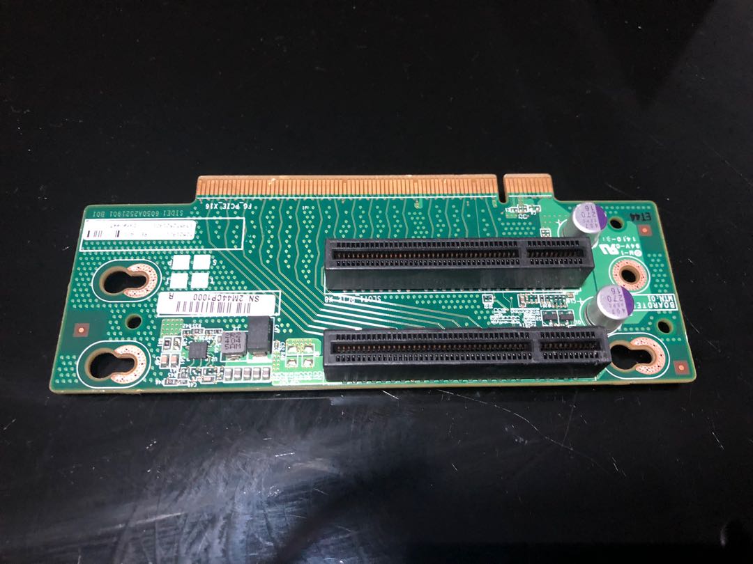 PCIe expansion card x16 to dual x8, Computers & Tech, Parts ...