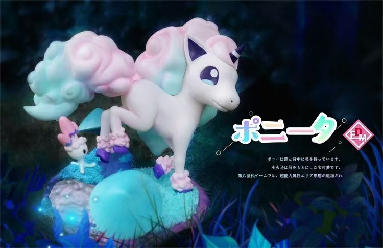 [PO] DEM STUDIO - POKEMON GALARIAN PONYTA FIGURE STATUE, Hobbies & Toys ...