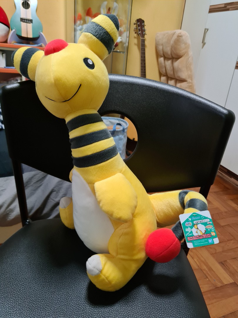 Pokemon plush: Ampharos (Bandai), Hobbies & Toys, Toys & Games on Carousell