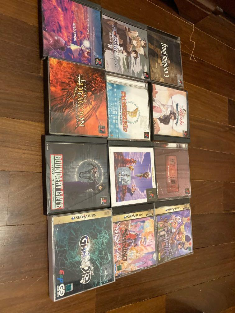 Ps1 japanese game lot saturn, Video Gaming, Video Games, PlayStation on ...