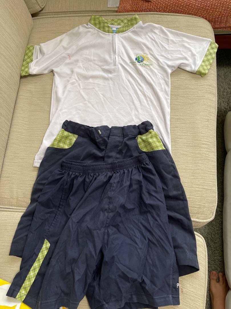 Punggol green school uniform - girl / boy, Babies & Kids, Babies & Kids ...