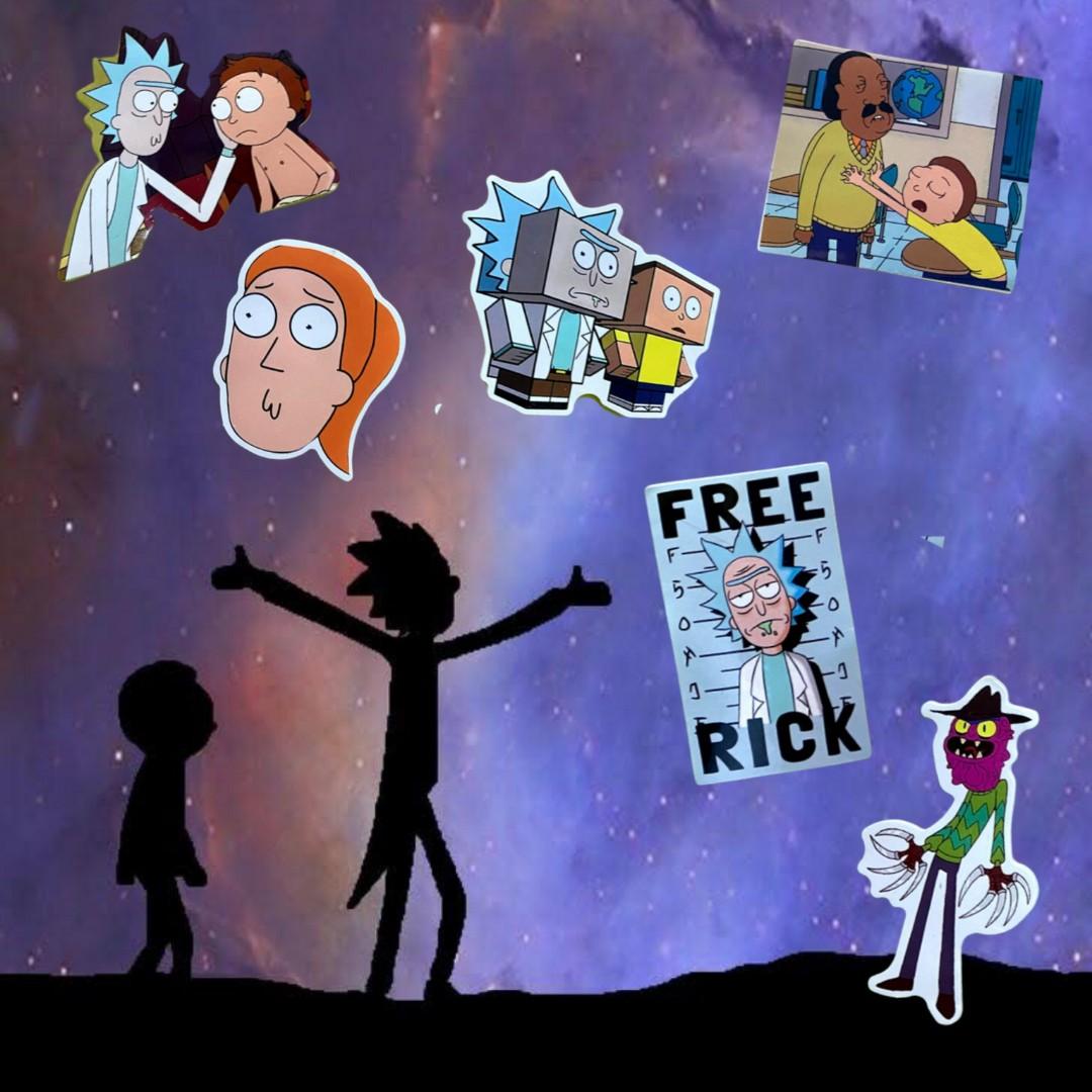Rick and Morty Stickers, Hobbies & Toys, Memorabilia & Collectibles ...