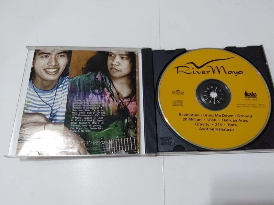 Rivermaya 1st Album CD & Freebie -Cassette, Hobbies & Toys, Music ...