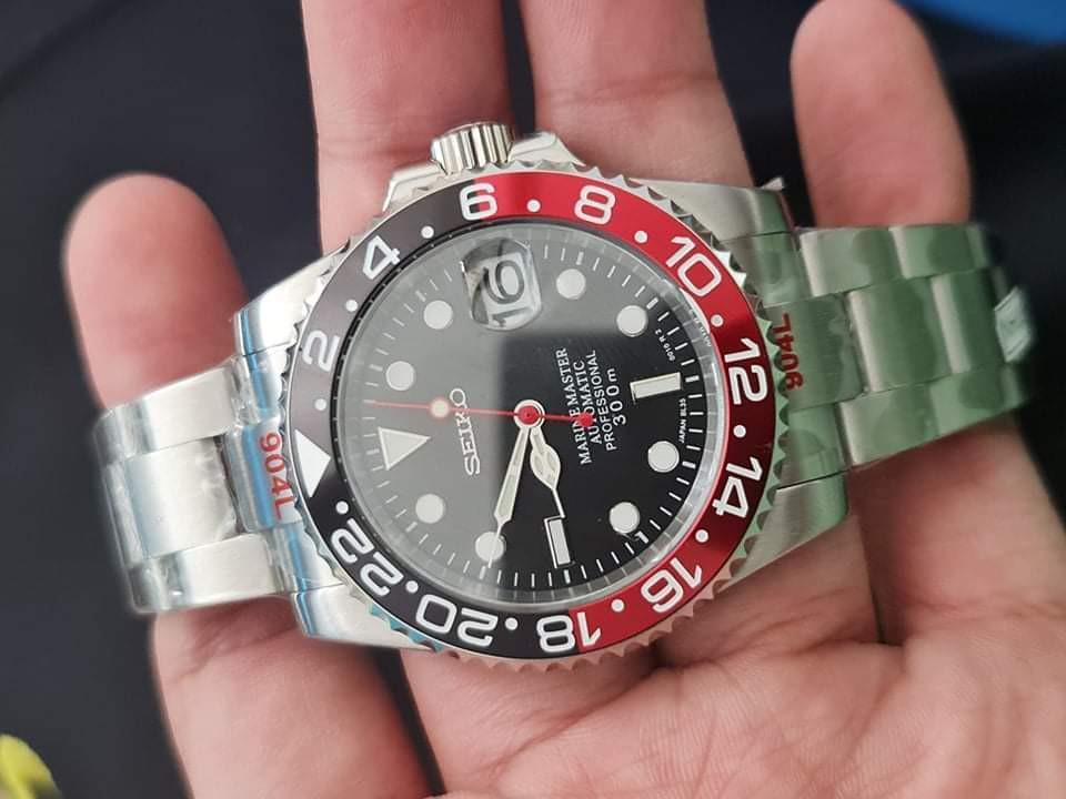 Seiko/Rolex Homage mod Watch, Men's Fashion, Watches & Accessories ...