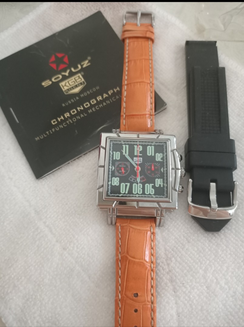 Soyuz Heavy Bomber Chronograph Watch, Luxury, Watches on Carousell