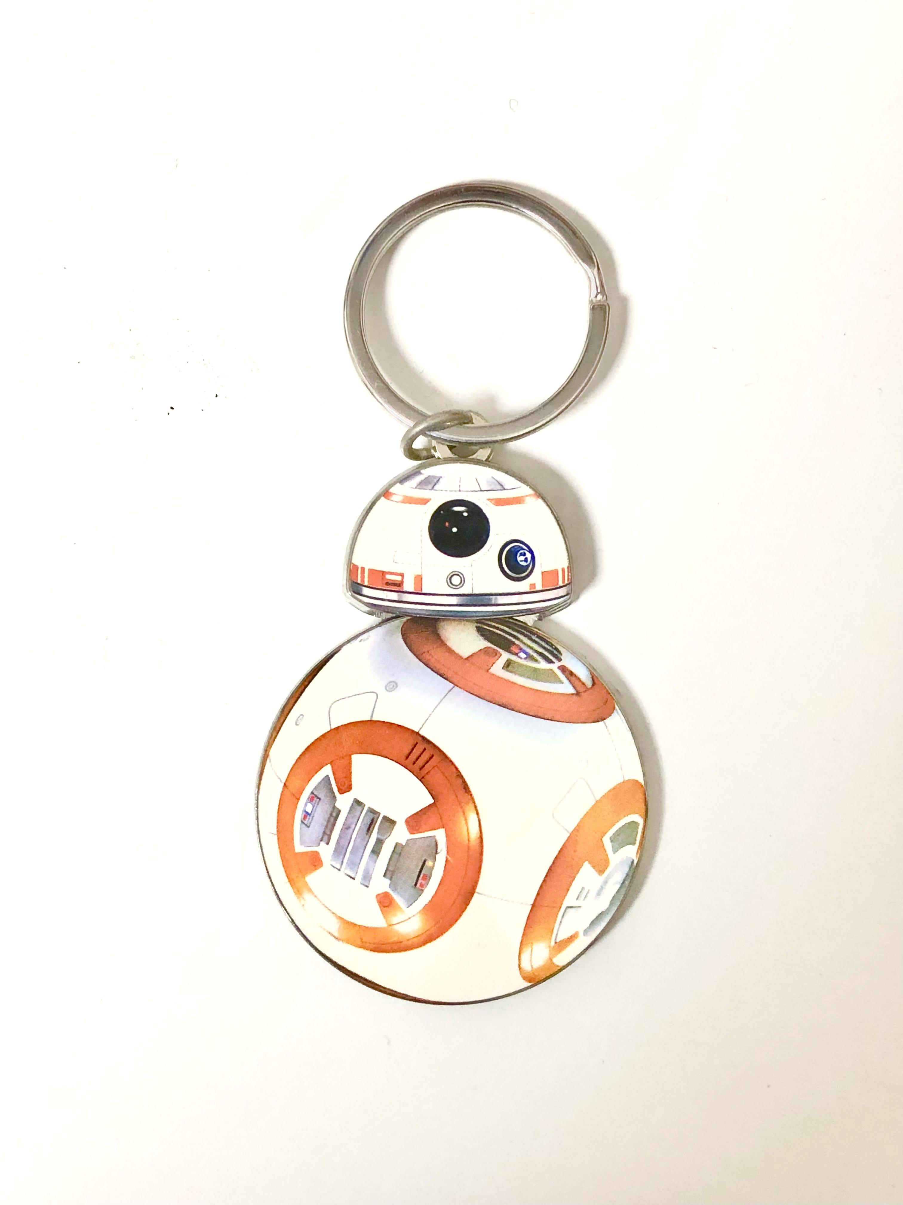 Star Wars BB8 Spinning Rotatable Keychain, Hobbies & Toys, Memorabilia ...