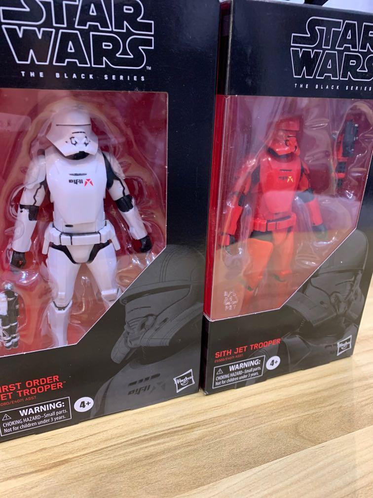 Star Wars Black Series Sith Jet Trooper and first order jet trooper ...