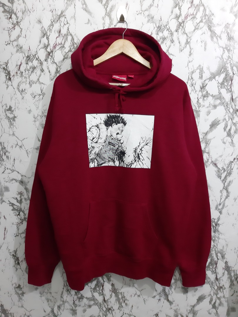 Supreme x Akira hoodie, Men's Fashion, Tops & Sets, Hoodies on Carousell