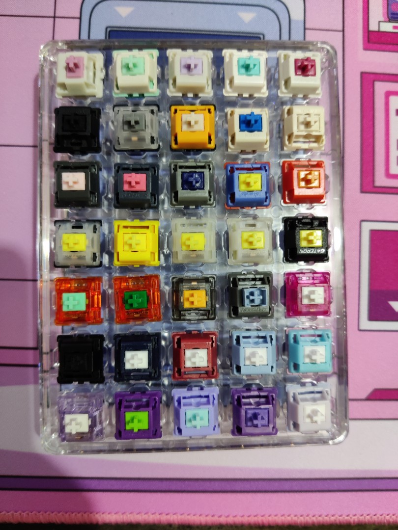 (35 unique switches) Switch sample set for custom mechanical keyboard ...