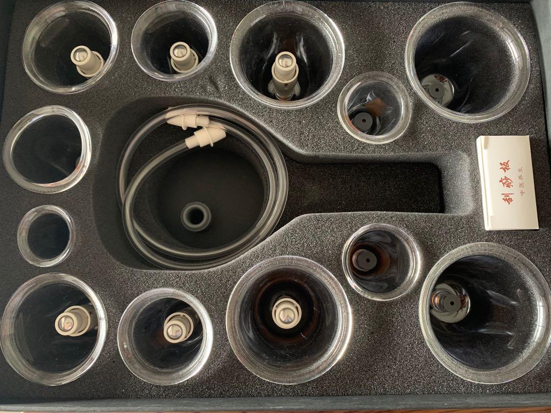 TCM Ba Guan cupping set, Health & Nutrition, Medical Supplies & Tools ...