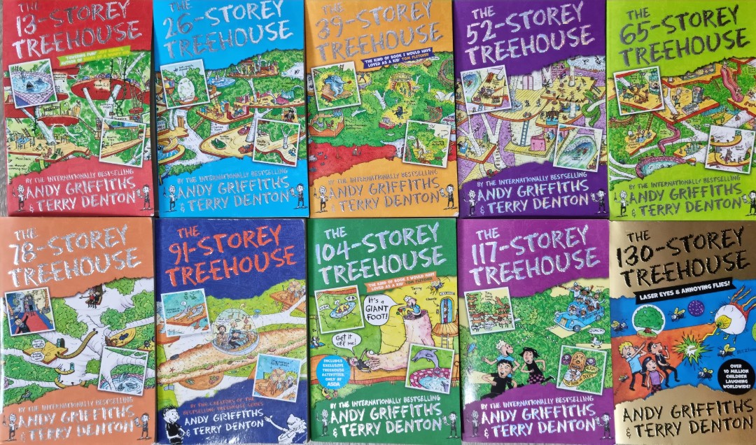 The 13 Storey Treehouse set (11 books), Hobbies & Toys, Books ...