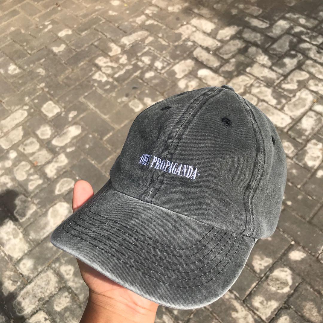 Topi Obey Propaganda Overwashed, Fesyen Pria, Aksesoris, Topi di Carousell