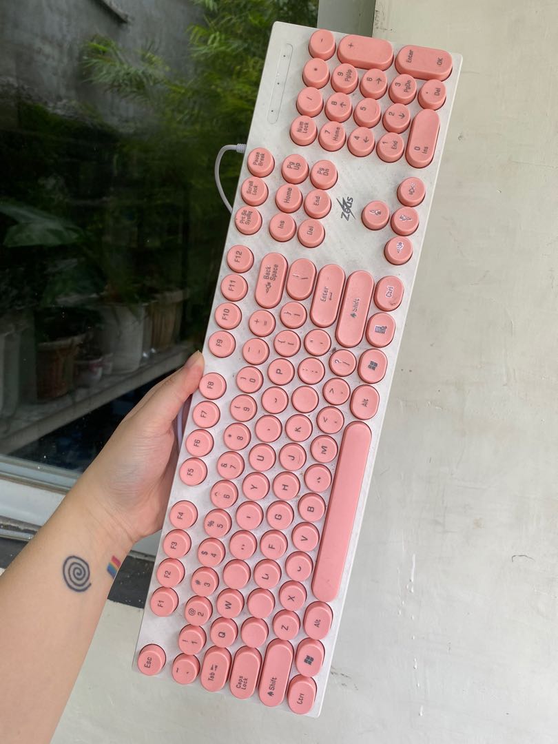 USB KEYBOARD PINK, Computers & Tech, Parts & Accessories, Computer ...