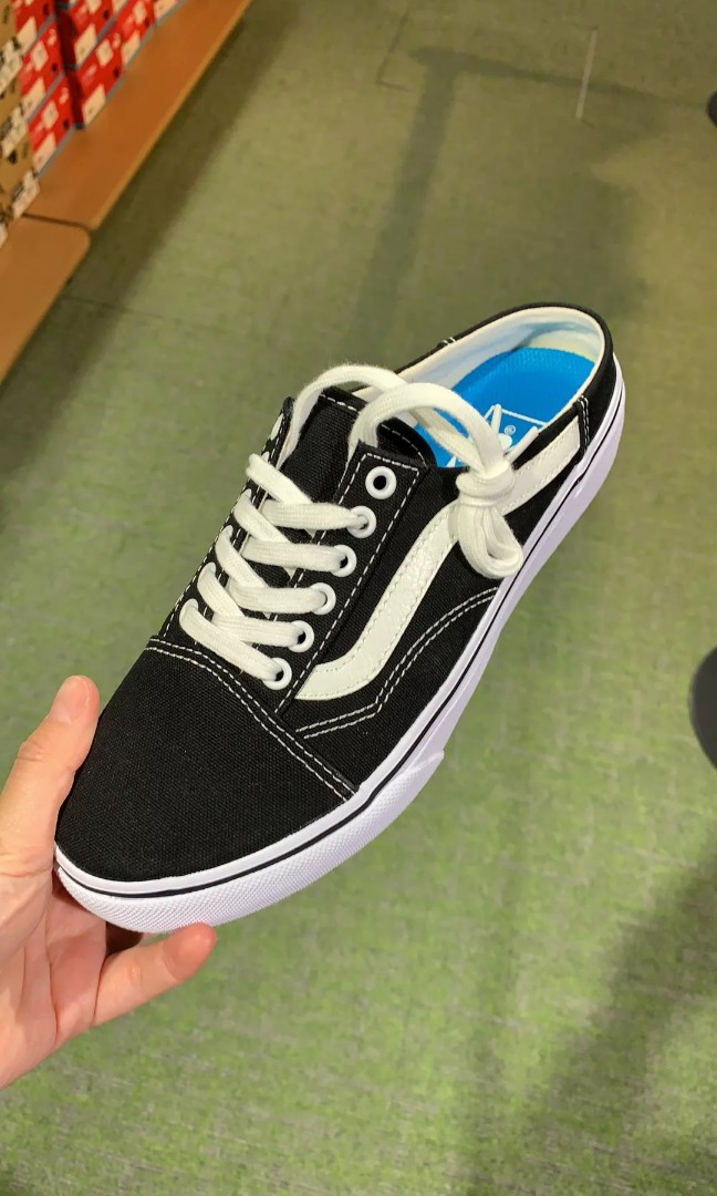 Vans mule black, Men's Fashion, Footwear, Sneakers on Carousell