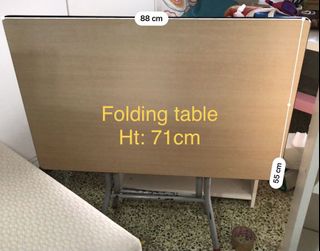 Very sturdy folding table, Furniture & Home Living, Furniture, Tables ...
