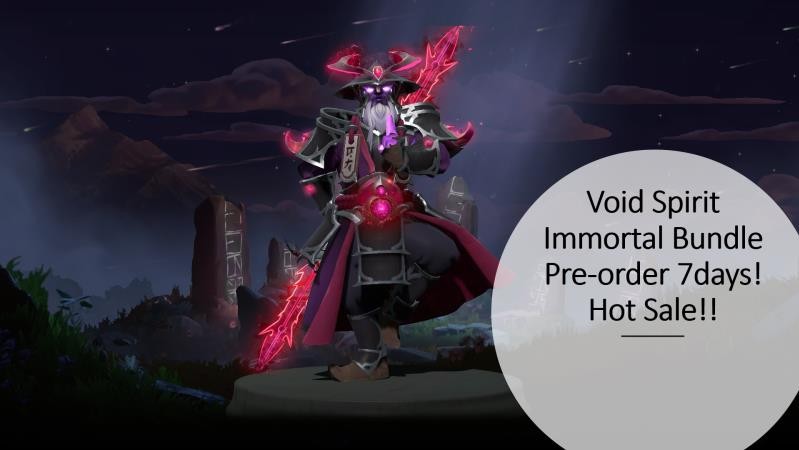 Void Spirit Immortal Bundle‼️Hidden Vector‼️Dota 2, Video Gaming, Gaming Accessories, In-Game ...