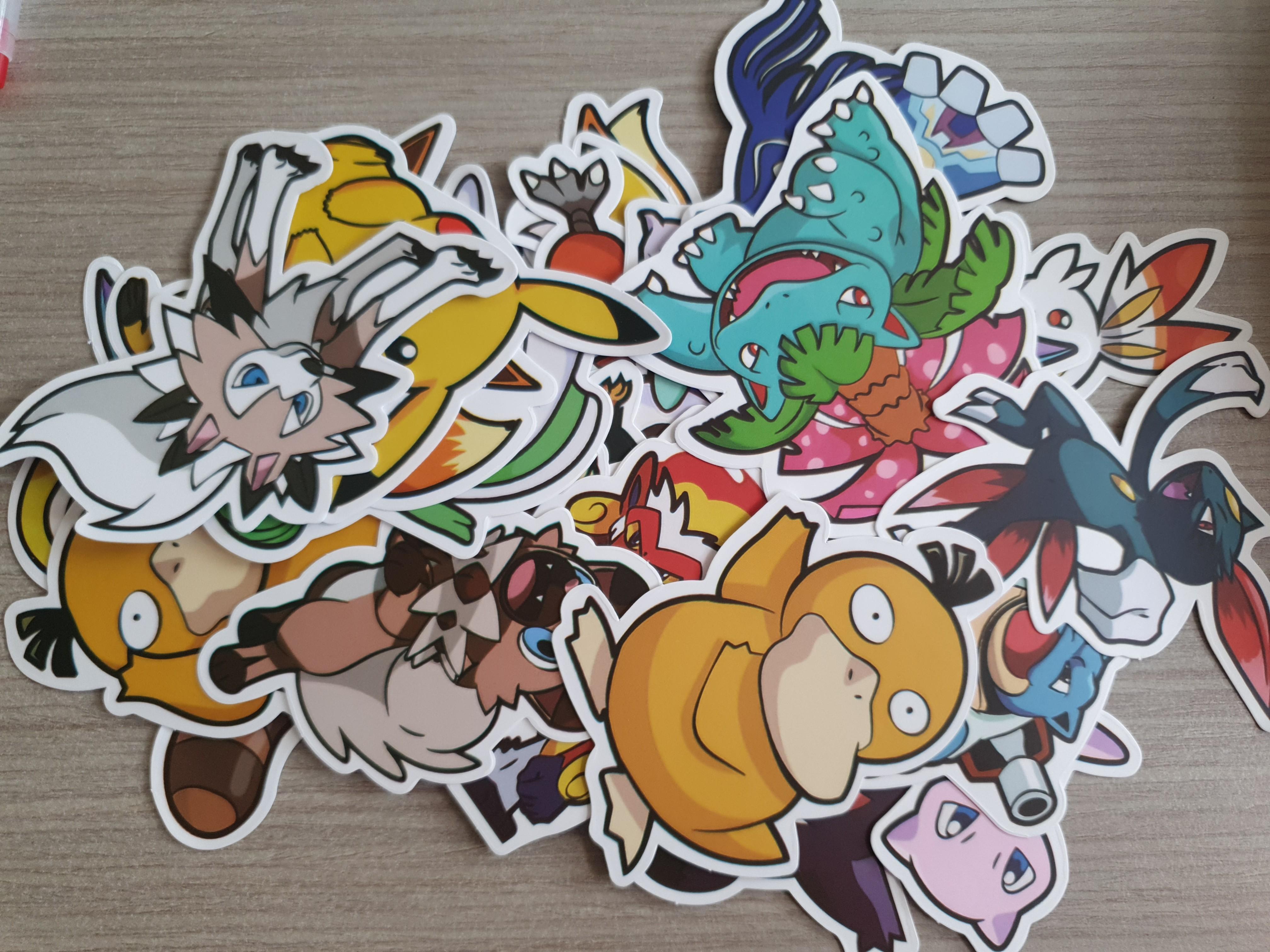 Waterproof Pokemon Stickers, Hobbies & Toys, Stationery & Craft ...