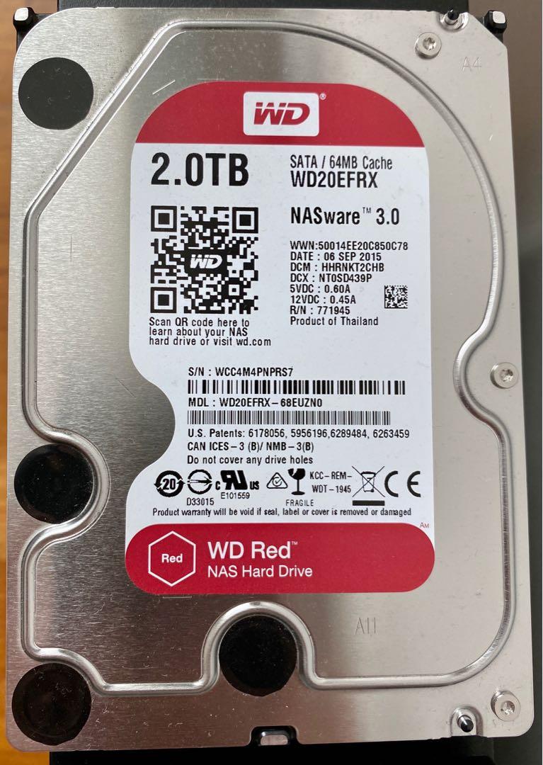 Western Digital 2TB HDD, Computers & Tech, Parts & Accessories, Hard ...
