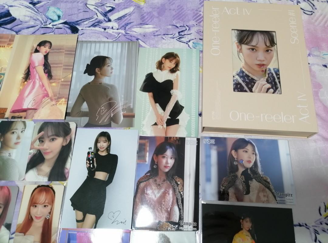 Wts izone iz*one merch photocards bromide sakura miyawaki chaewon yuri ...