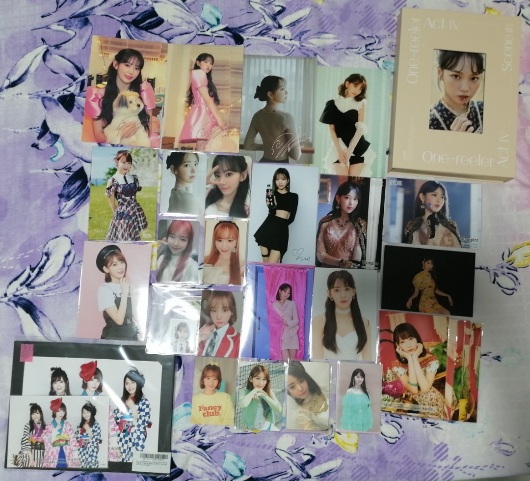 Wts izone iz*one merch photocards bromide sakura miyawaki chaewon yuri ...