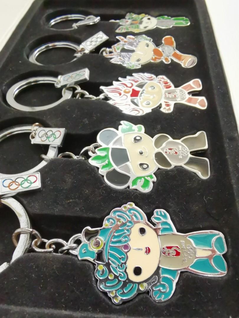 2008 Beijing olympics mascots fuwa keychain, Hobbies & Toys ...