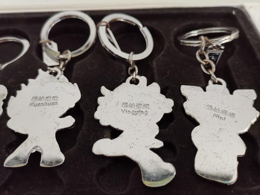 2008 Beijing olympics mascots fuwa keychain, Hobbies & Toys ...