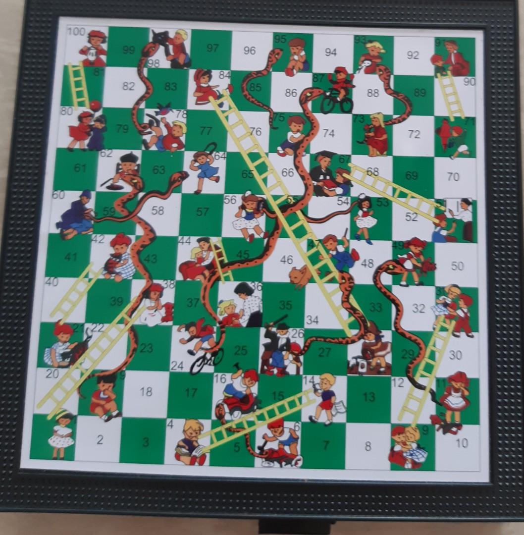 2 in 1 Chess and Snake and Ladder Game, Hobbies & Toys, Toys & Games on ...