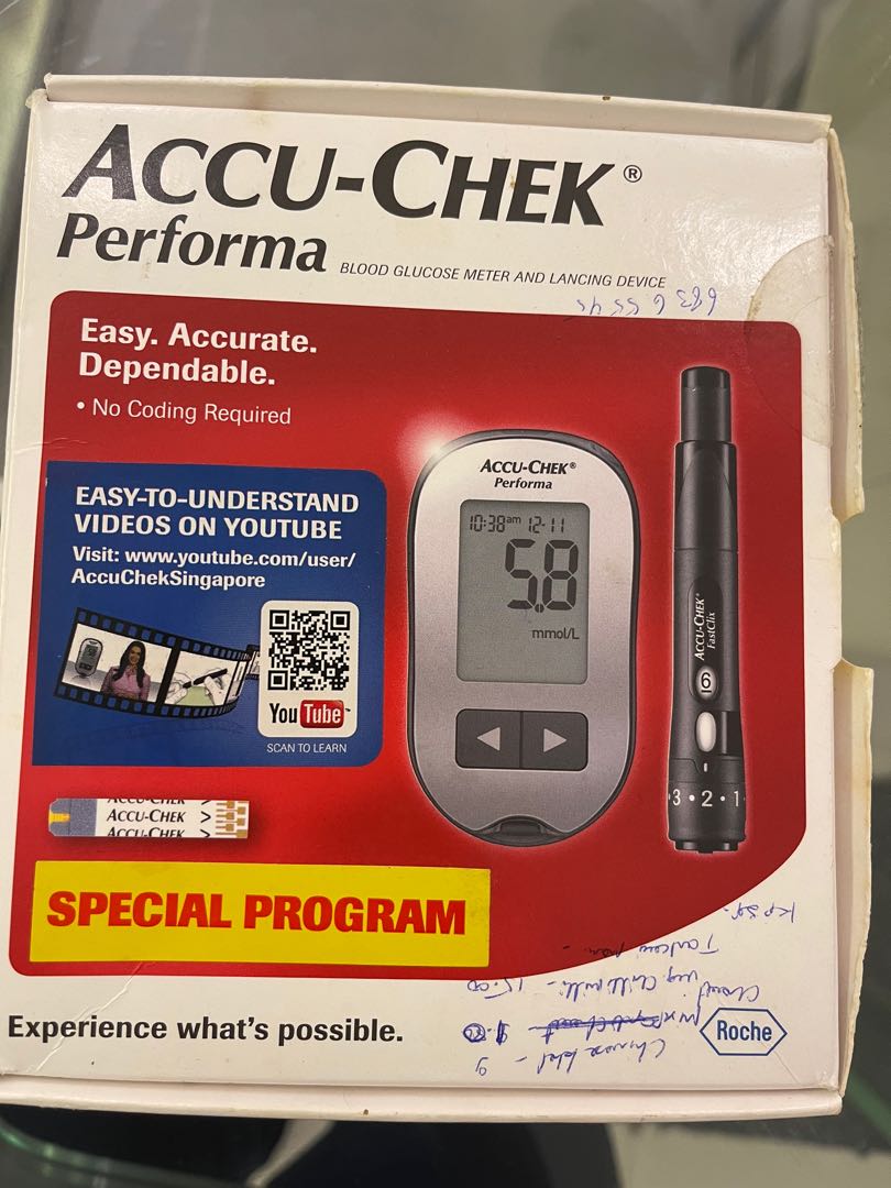 Accu chek performa, Health & Nutrition, Health Monitors & Weighing ...