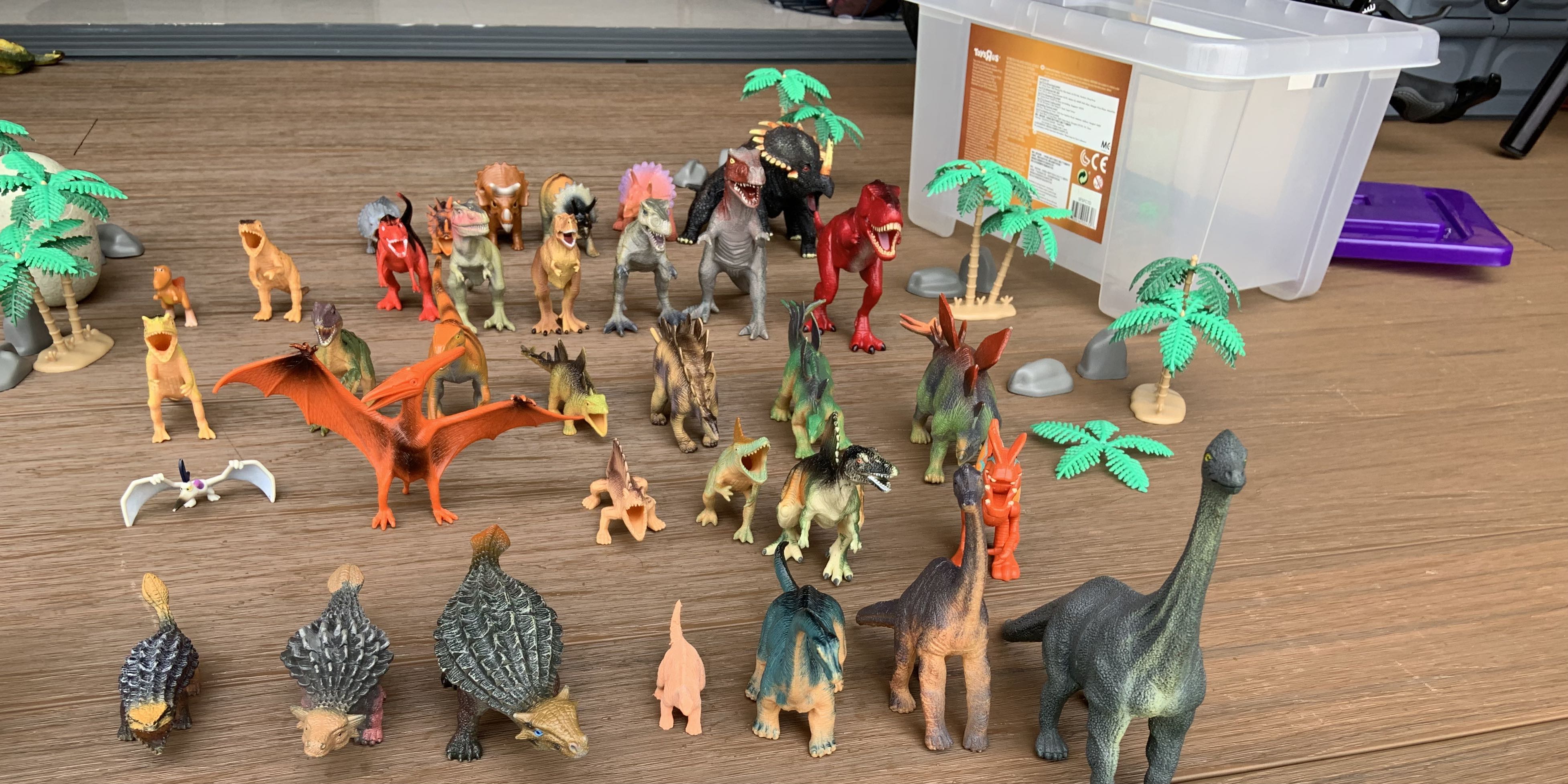 Animal Zone Dinosaurs Dino 40 PCs set FOC dinosaurs hand puppet ...