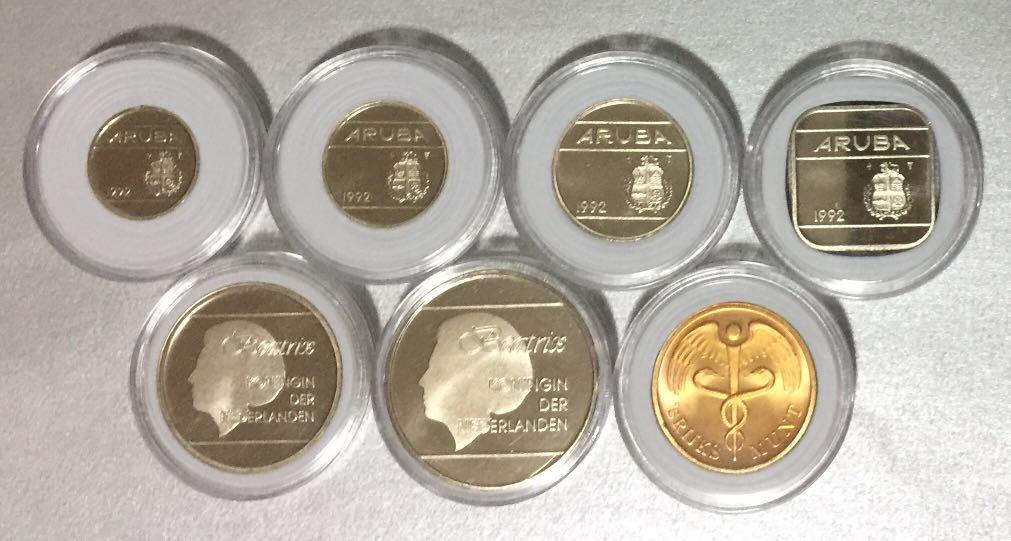 Aruba Coins Set ( 1992 / Dutch Mint ), Hobbies & Toys, Memorabilia ...