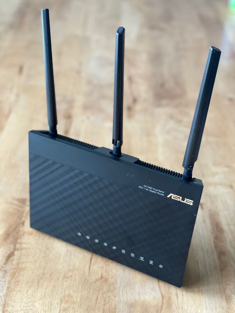 Asus rt-ac68u wireless ac1900 dual-band gigabit router, Computers ...