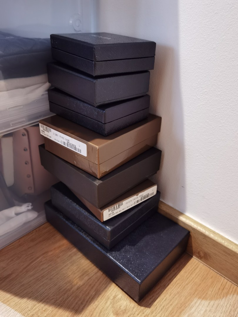 Authentic luxury wallets empty boxes., Luxury, Accessories on Carousell