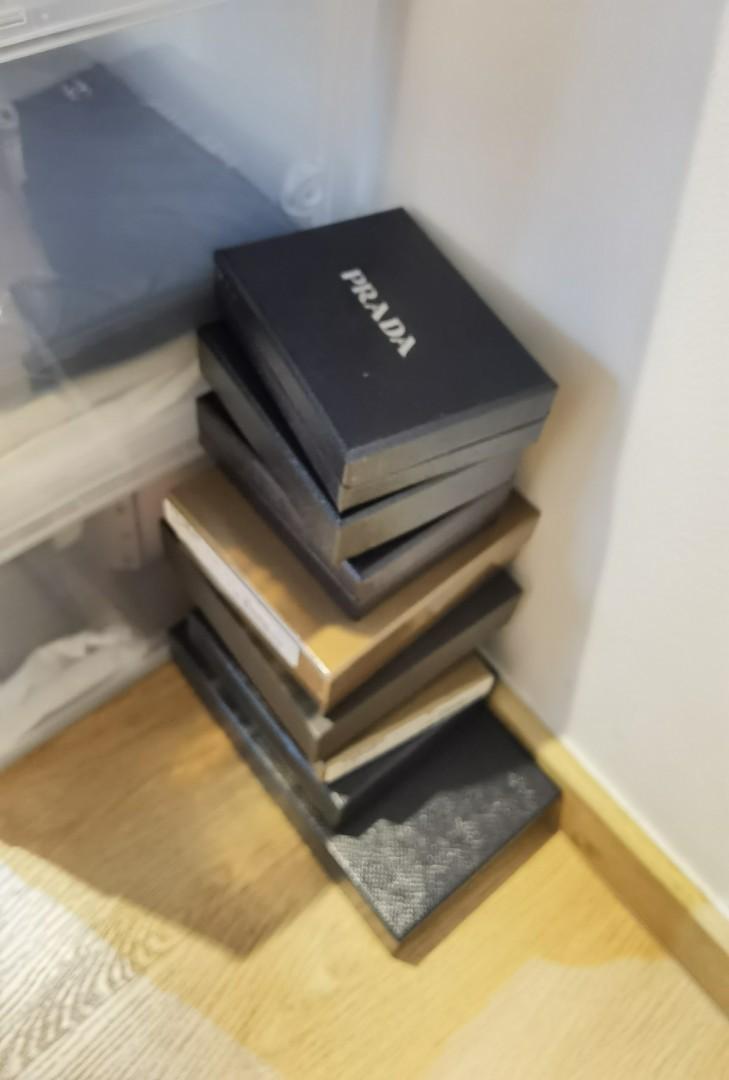 Authentic luxury wallets empty boxes., Luxury, Accessories on Carousell