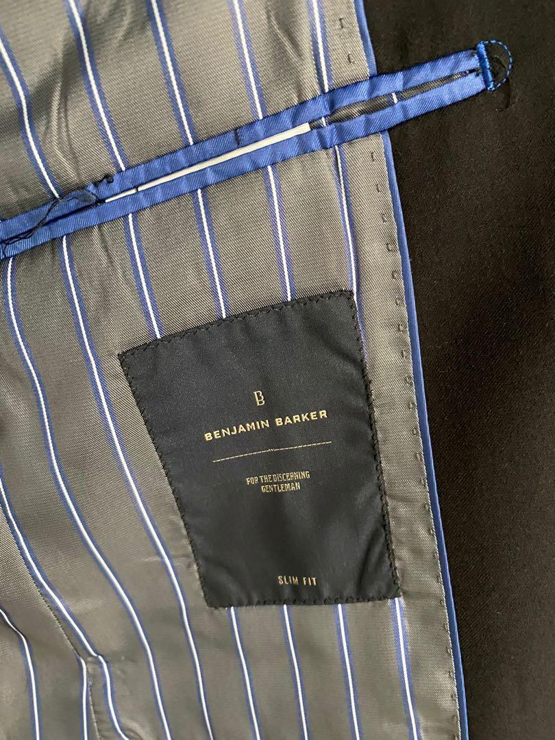 Benjamin Barker Suit Jacket, Men's Fashion, Tops & Sets, Formal Shirts ...