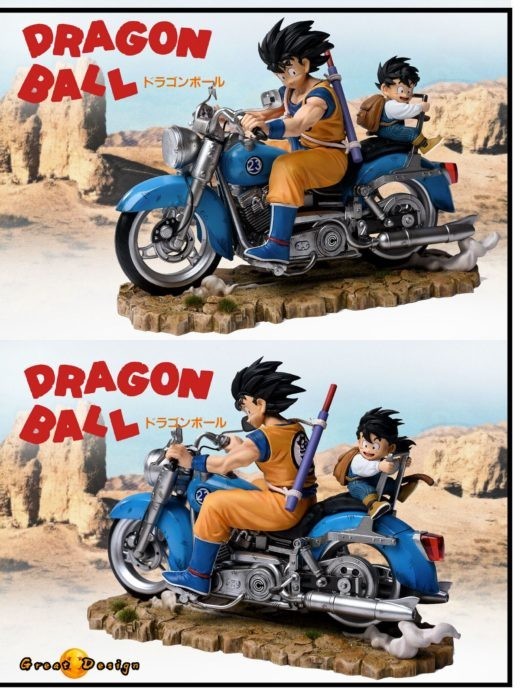 [BNIB] Dragon Ball Great Design Studio Goku & Gohan Bike Blue Ver ...