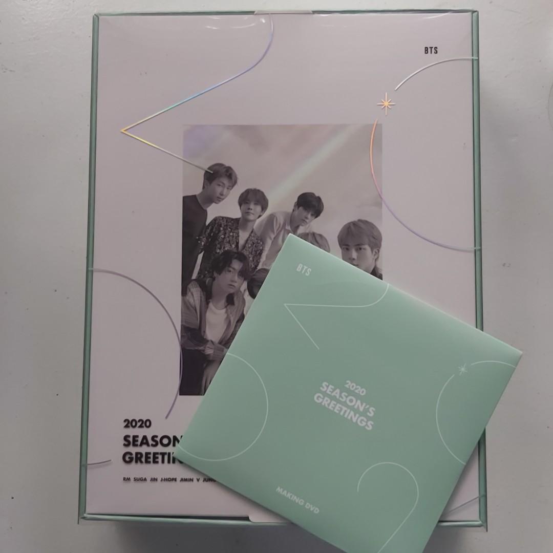 BTS SG Seasons Greetings 2020 Outbox / OB + Making DVD *check desc for ...