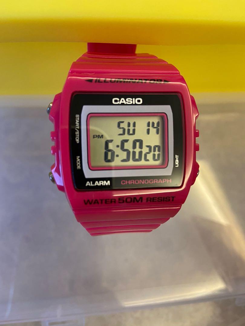 Casio fuchsia watch, Women's Fashion, Watches & Accessories, Watches on ...