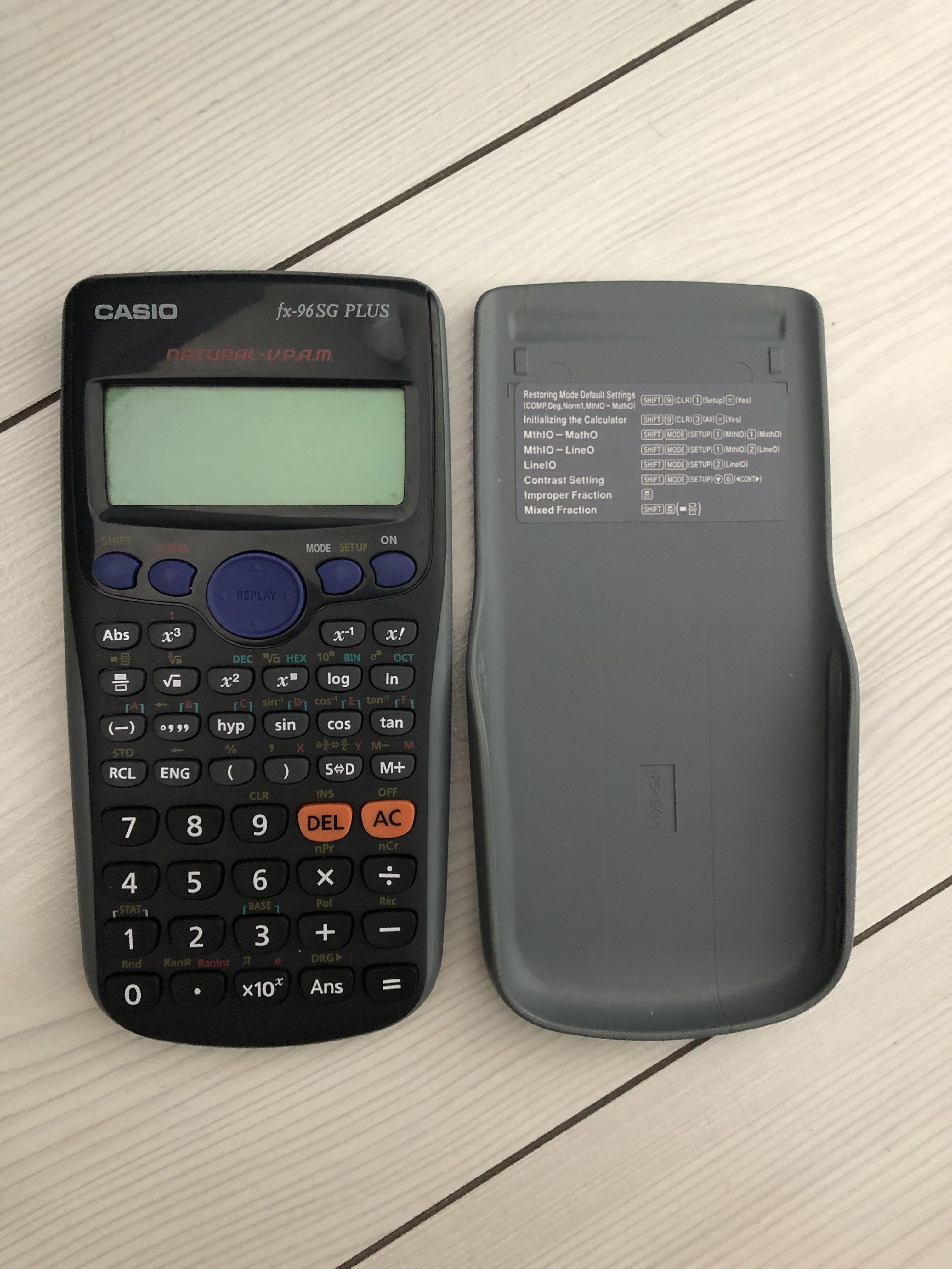 Casio Scientific Calculator (fx-96SG plus), Mobile Phones & Gadgets ...