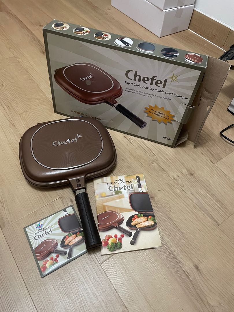 Chefel Flip ‘N' Cook Pan, Furniture & Home Living, Kitchenware ...