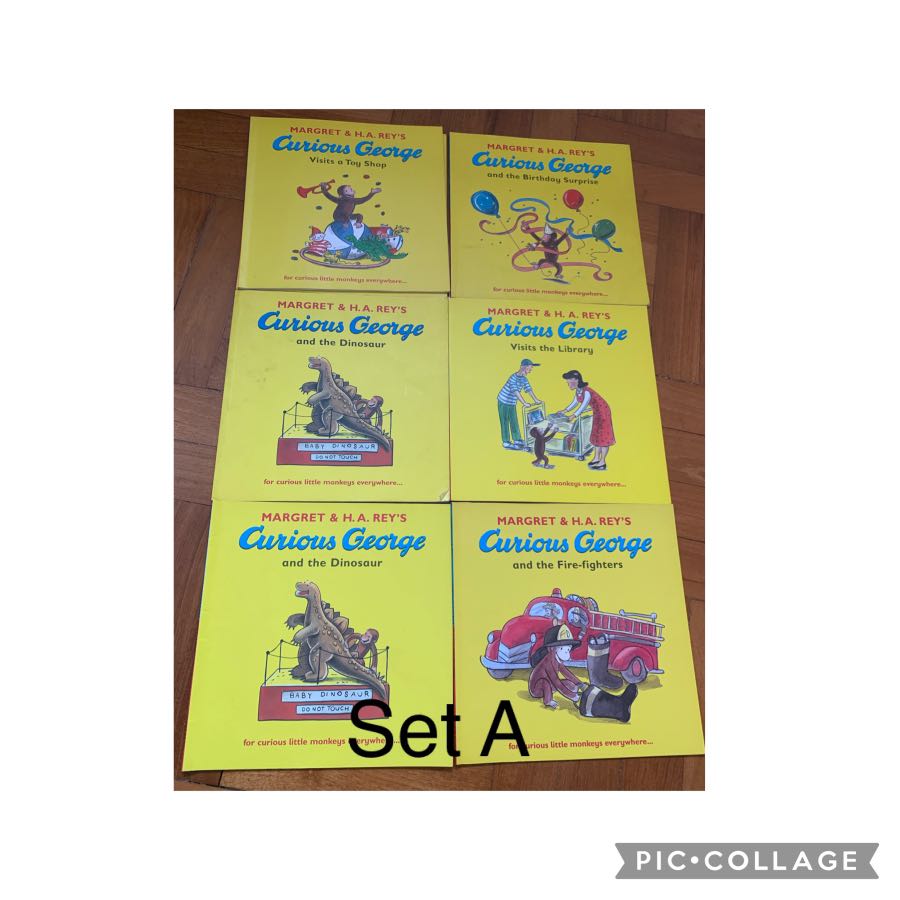 Curious George books (Set A), Hobbies & Toys, Books & Magazines ...