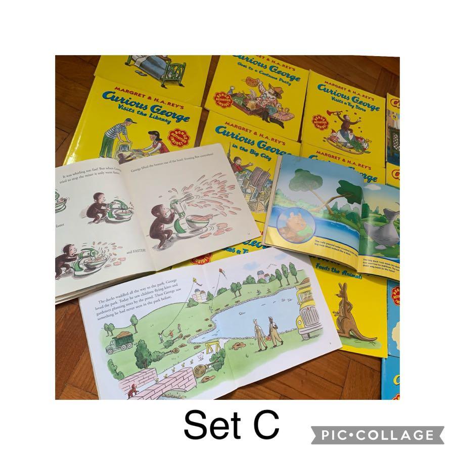 Curious George Story Collection & DVD (Set B), Hobbies & Toys, Books ...