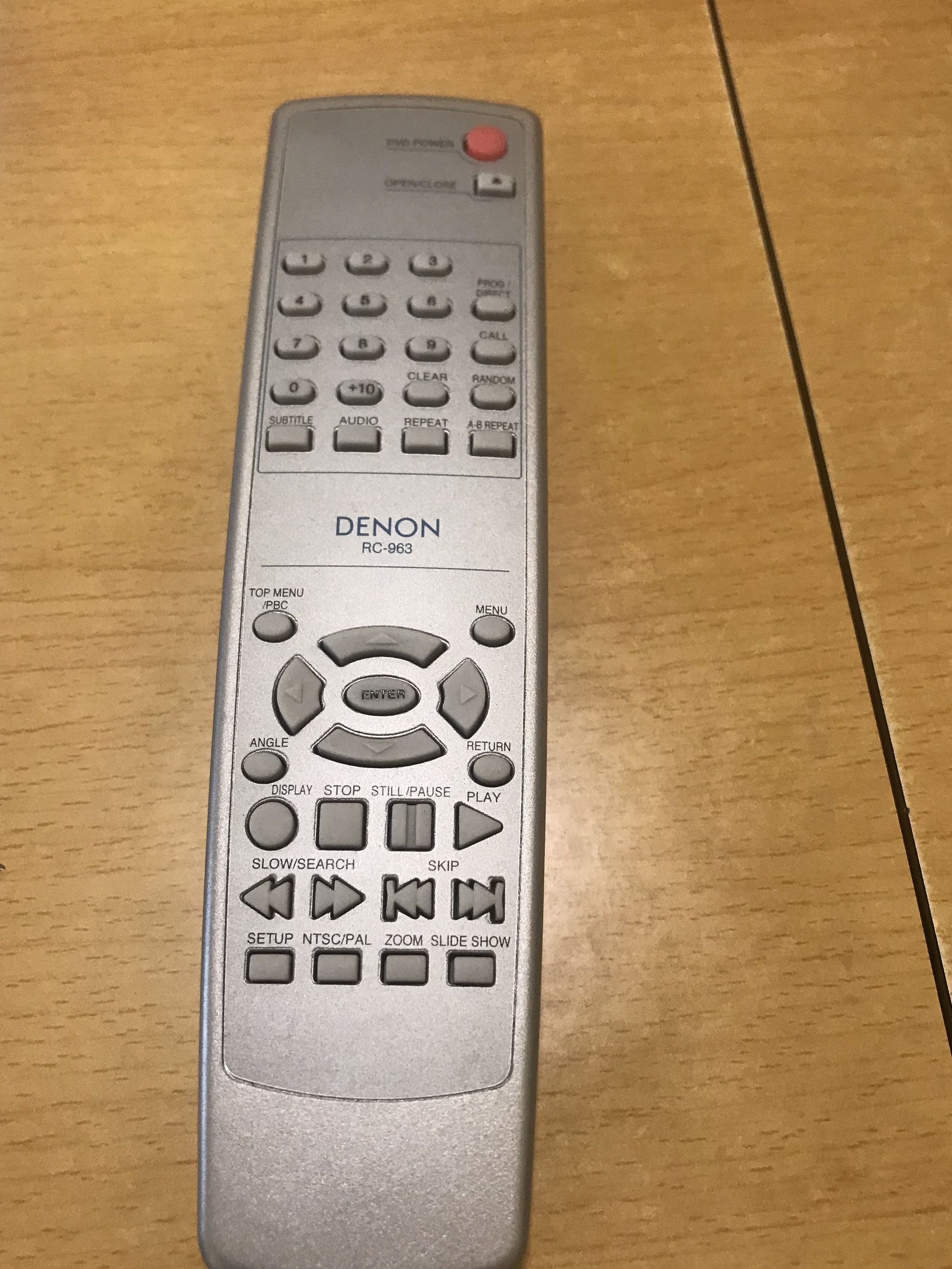 DENON 名牌搖控器，靚仔正常使用中.RC-963, 家庭電器, 電視 & 其他娛樂, 電視組件及配件 - Carousell