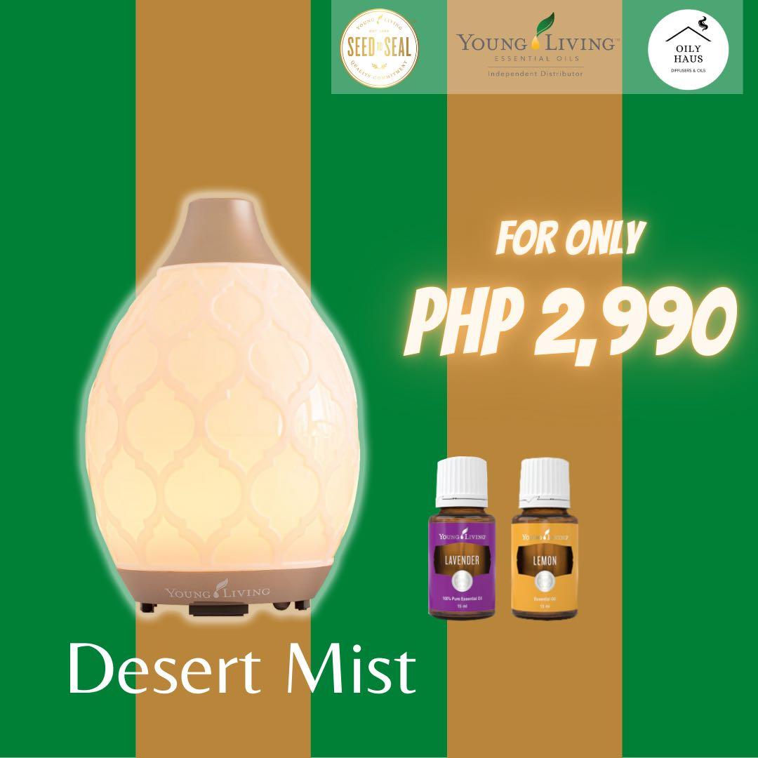 Desert Mist Diffuser - Young Living, Furniture & Home Living, Home ...