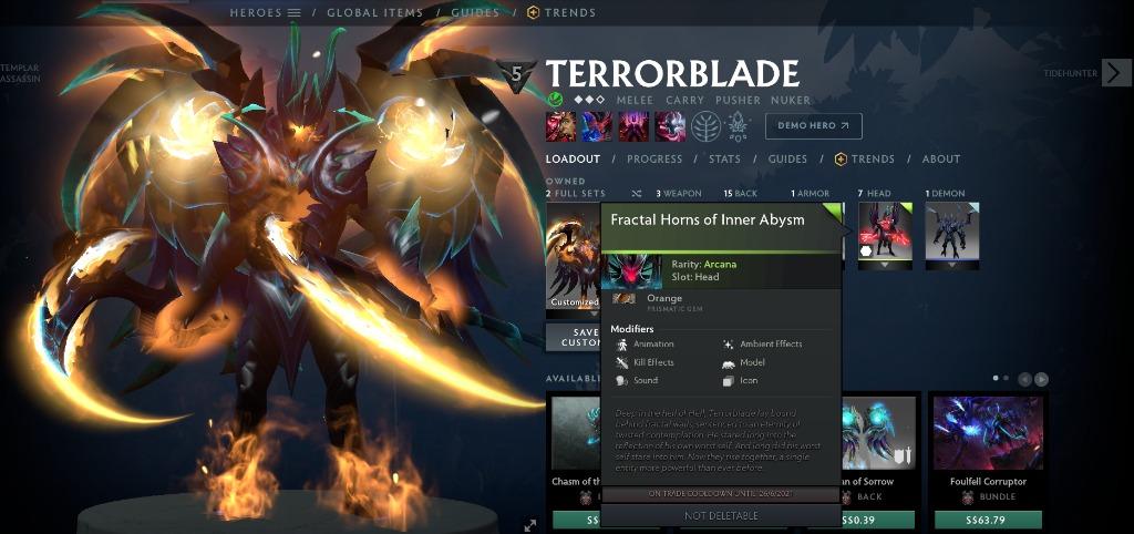 Dota 2 Coloured Arcana/Unusual Couriers/Items, Video Gaming, Gaming ...