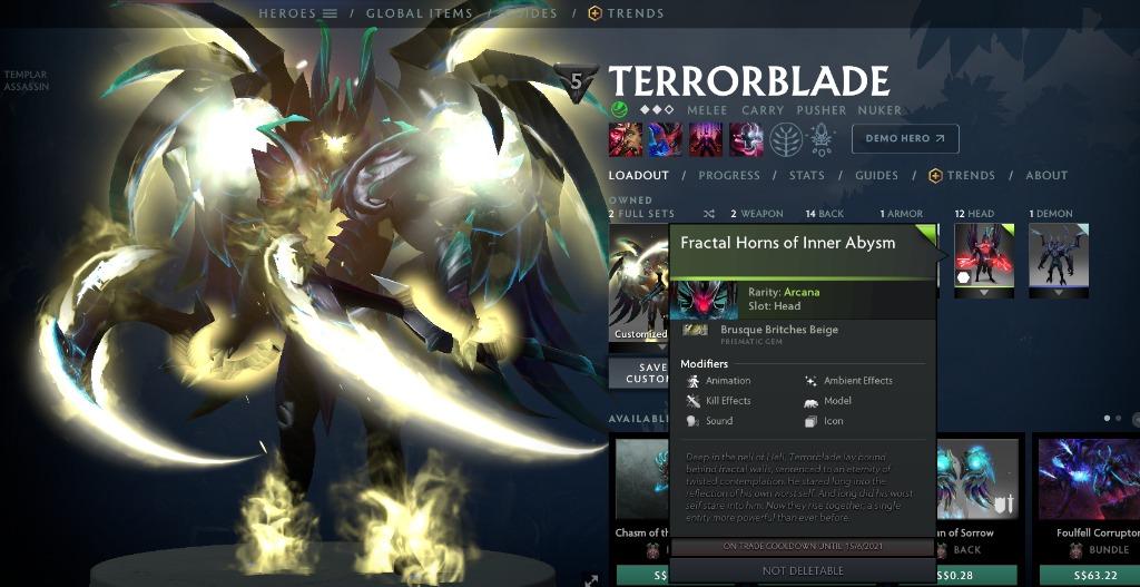 Dota 2 Coloured Arcana/Unusual Couriers/Items, Video Gaming, Gaming ...