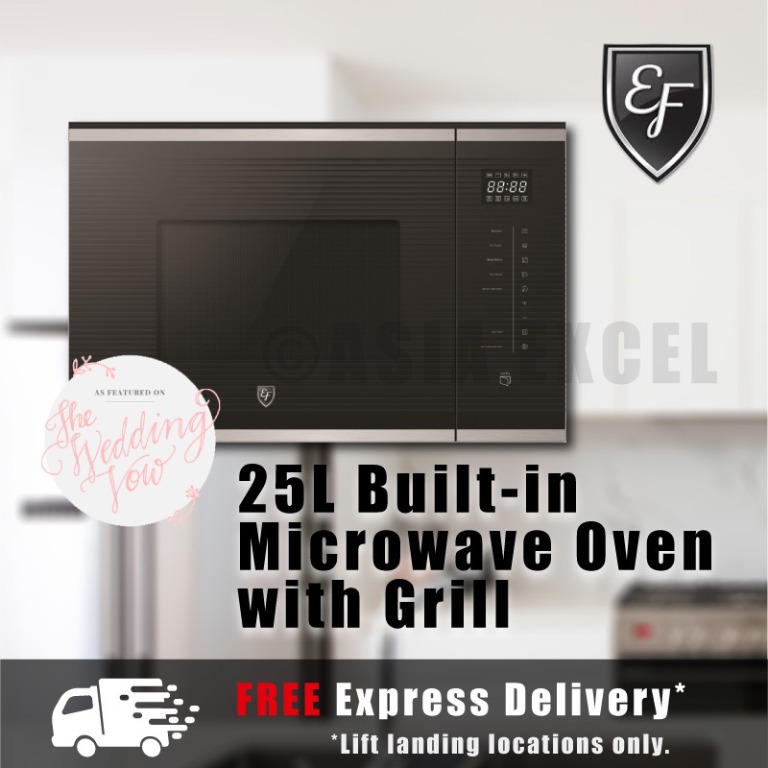 EF EFBM 2591 M 60CM BUILT-IN MICROWAVE OVEN WITH GRILL, TV & Home ...