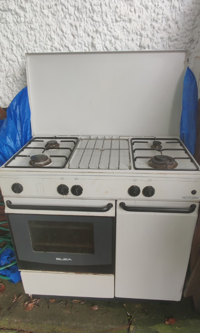 Elba EC-830 gas cooker with gas oven & stove, TV & Home Appliances ...