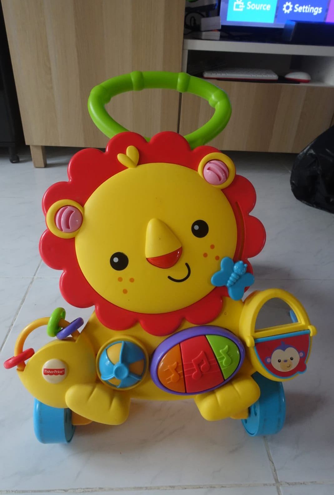 Fisher Price Lion Walker, Babies & Kids, Infant Playtime on Carousell